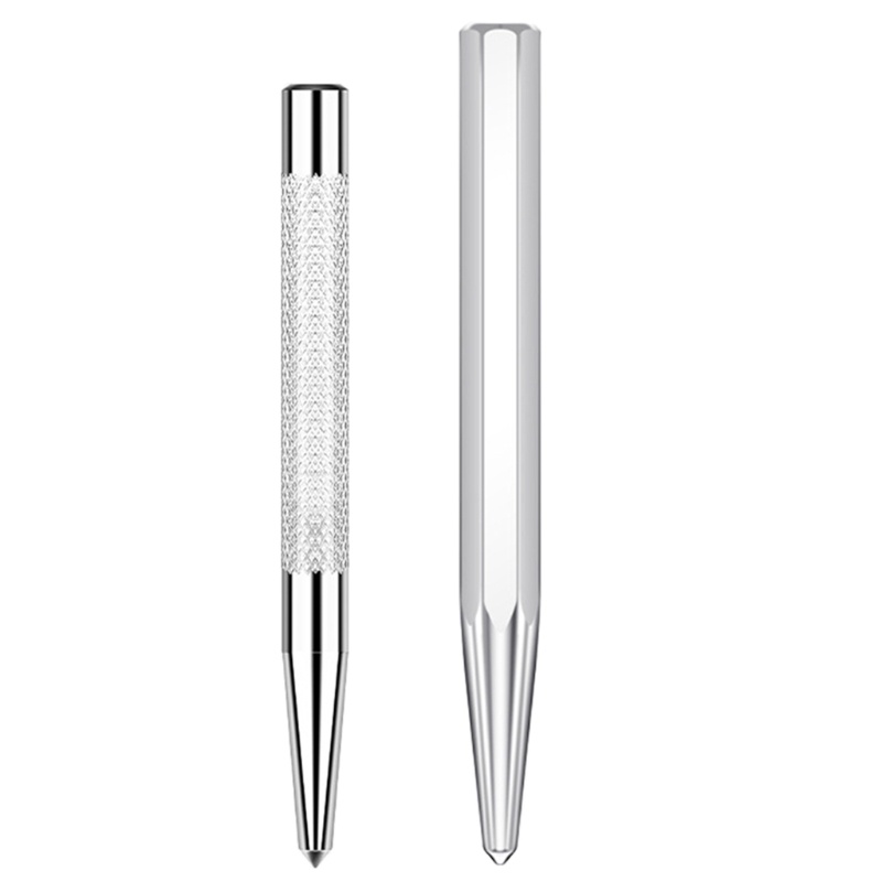 HL Durable Spring Loaded Center Hole Punch with Handle Car Glass Window ...