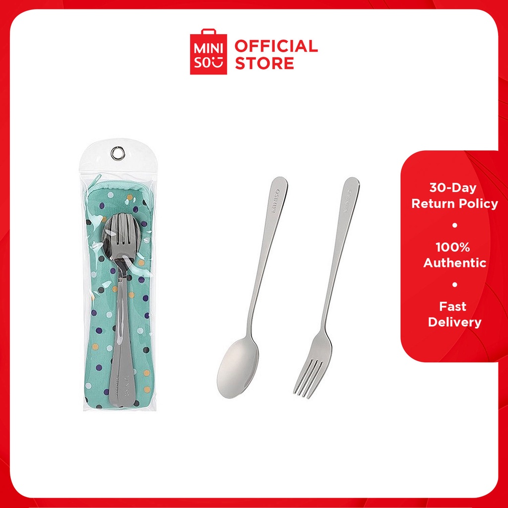 Miniso Table Ware Set Spoon And Fork Tableware Kitchen Dinner Utensil ...