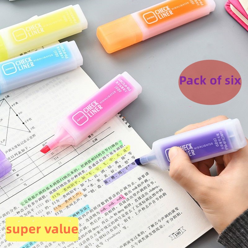 highlighter Light color markers Colored markers marking pen points mark ...