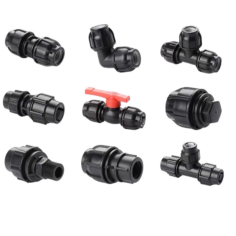Black PE Compression Fittings 1/2" 3/4" 1" | Shopee Philippines