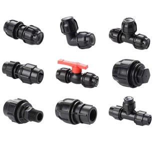 Black PE Compression Fittings 1/2" 3/4" 1" | Shopee Philippines