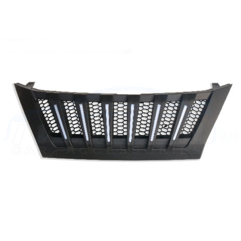 Nissan Navara NP300 2015 to 2020 Black with LED Armageddon Front Grill ...