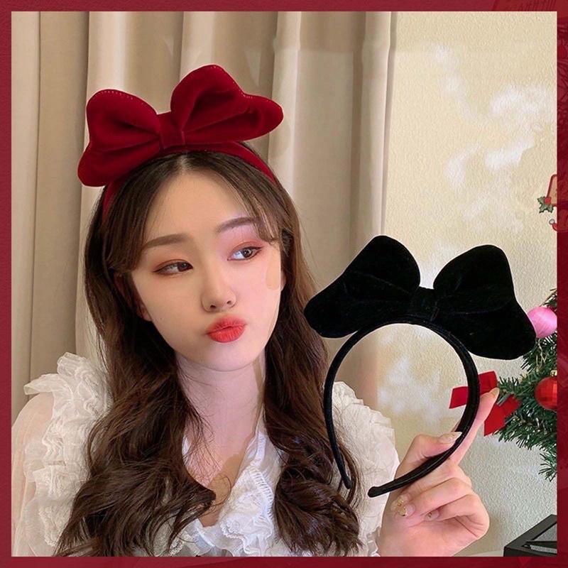 EMS fashion Big Bow Headband Women Girls Fashion Cute Bow Cosplay Decoration Headdress Headband ...