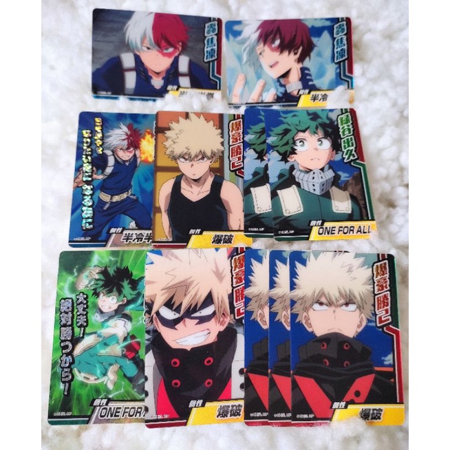 Metal My Hero Academia Card - Set Of 3 | Shopee Philippines