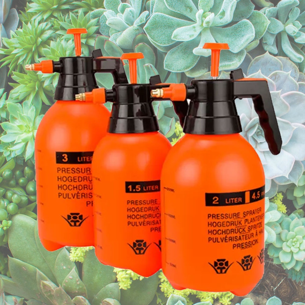 Orange Portable Garden Pressure Sprayer Plant Water Chemical Spray ...