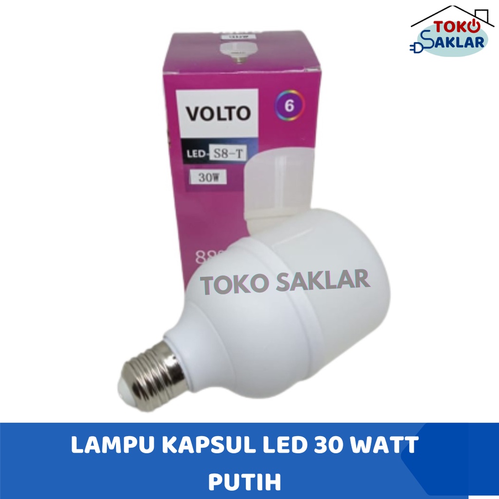 30 Watt Capsule Led Lamp - White | Shopee Philippines