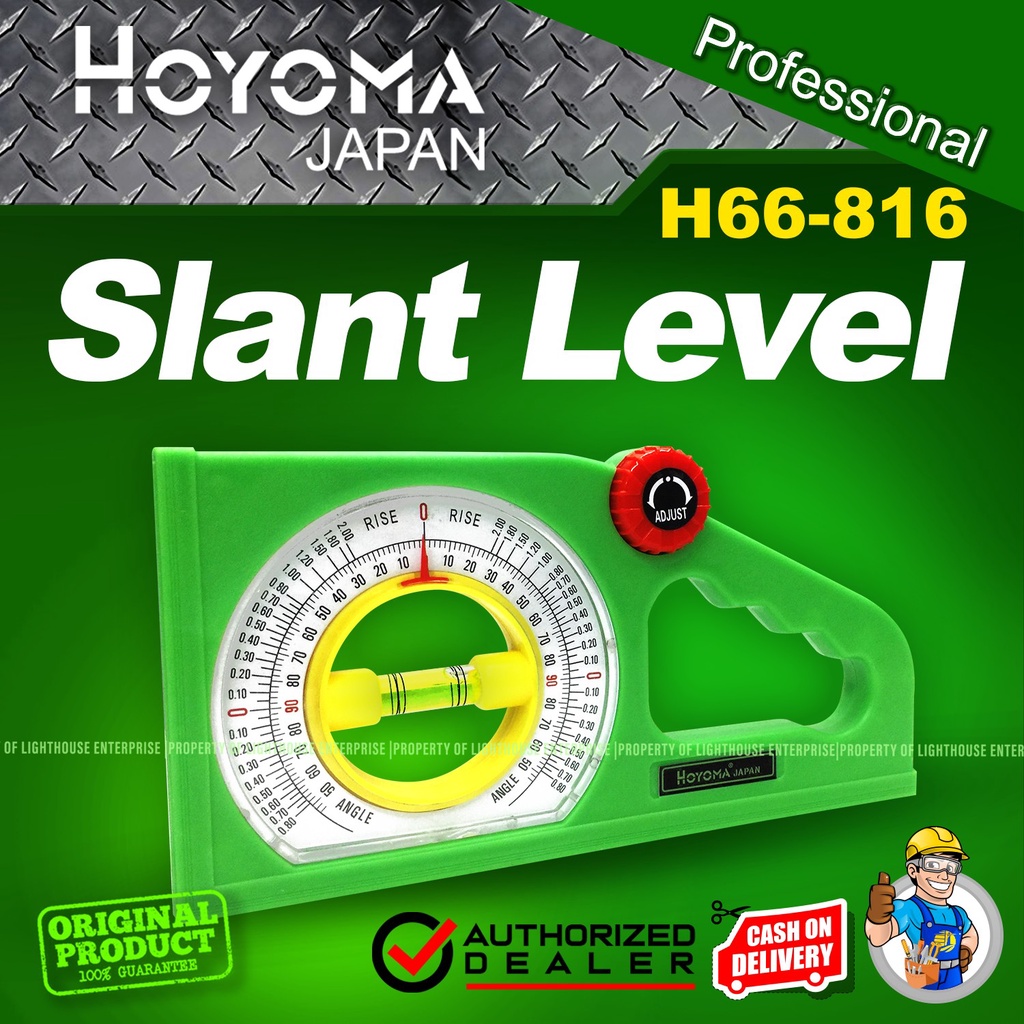 Slant Level Slope Angle Finder Slope Meter (H66-816)(HOYOMA Japan ...