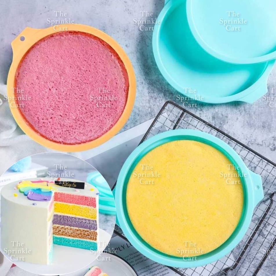 Silicone Cake Round Shape Molder Birthday Party Wedding Party ...