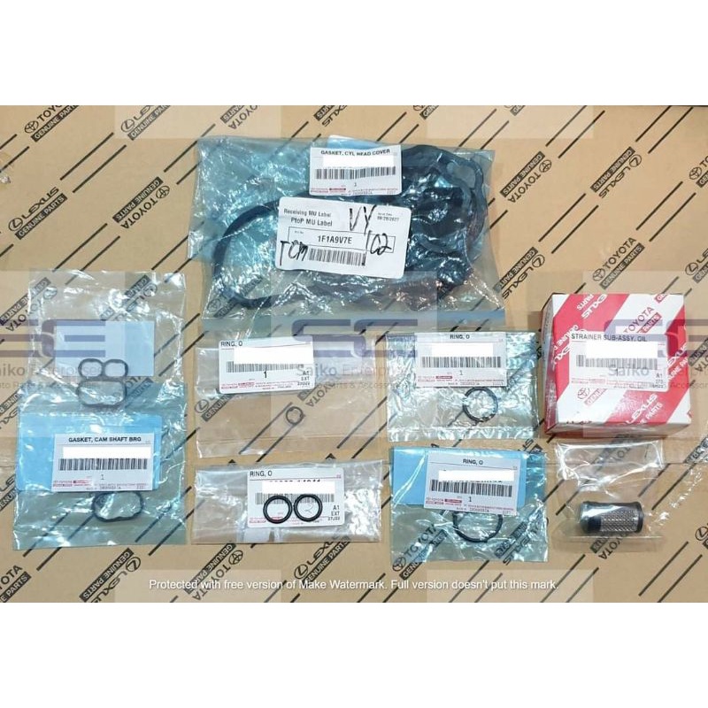 Toyota Vios Yaris 1NR 2NR Valve Cover Gasket VVTi Oring Oil Pump ...