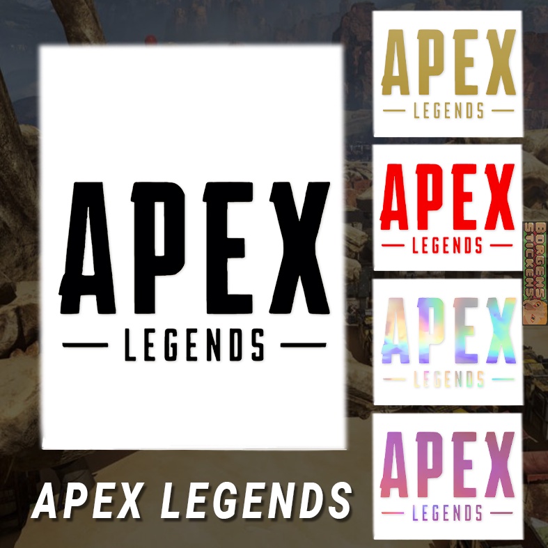 [DECAL] Apex Legends Logo Vinyl Sticker for OUTDOOR or INDOOR - Car, PC ...