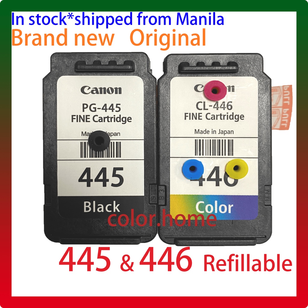 【local delivery】NEW Canon PG-445 CL-446 ink cartridge 445 446 MG2540s ...