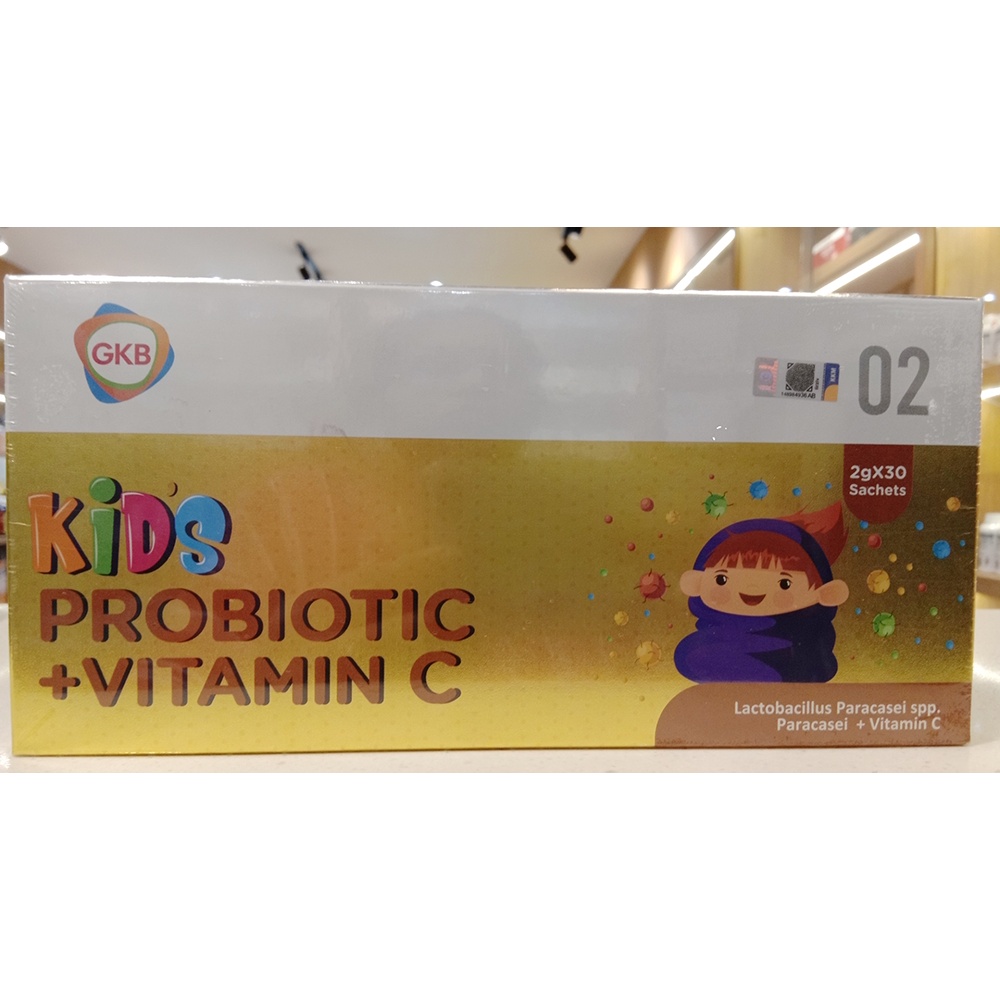 GKB KIDS PROBIOTICS + VITAMIN C 30 SACHETS X 2G EXP 12/2025 | Shopee ...