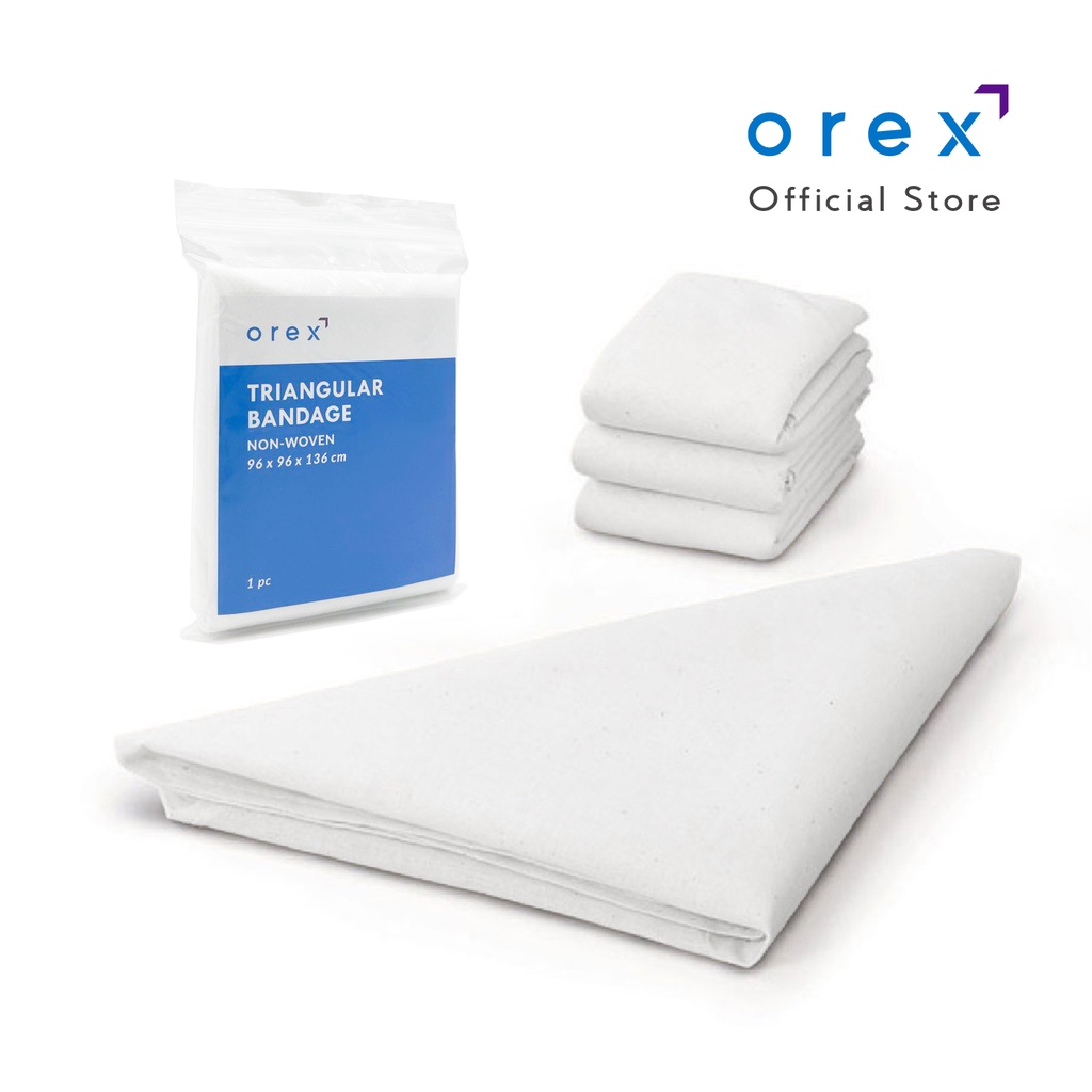 OREX Triangular Bandage 96x96x136cm - 1 pc | Shopee Philippines