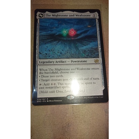 The Mightstone and Weakstone mtg card | Shopee Philippines