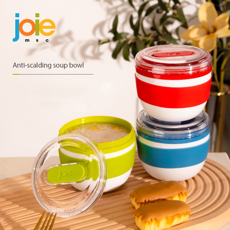 Joie On The Go Thermal Soup Container Food Grade Sealed Leakproof Cover ...