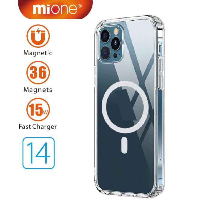 Mione 15 Pro Case Transparent Clear Magnetic Wireless Charging Case For ...