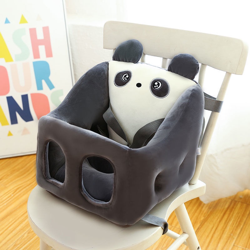 Baby Chair Baby Learning to Sit Training Small Sofa Plush Dining Chair ...