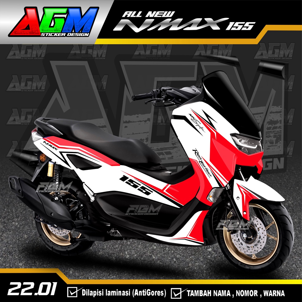 Decal Nmax All New 2020-2022 Sticker Decal Nmax Full Body AGM_002 ...