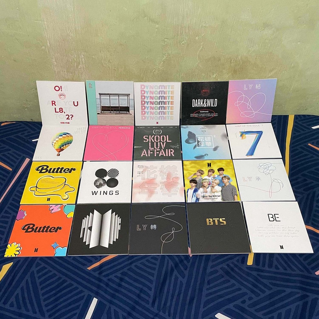 BTS Mini Album/Single/Digital Covers [Vinyl-Style UV Print Sintra Board ...