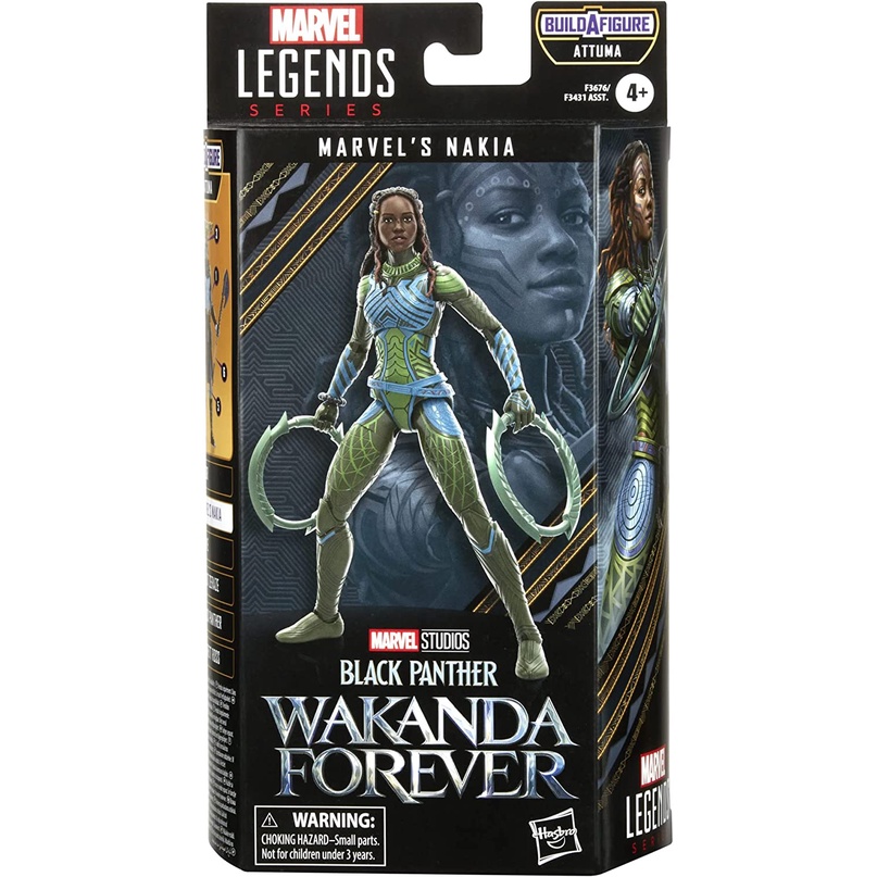 [NEW/AUTHENTIC with BAF] Marvel Legends Nakia Wakanda Forever Attuma ...