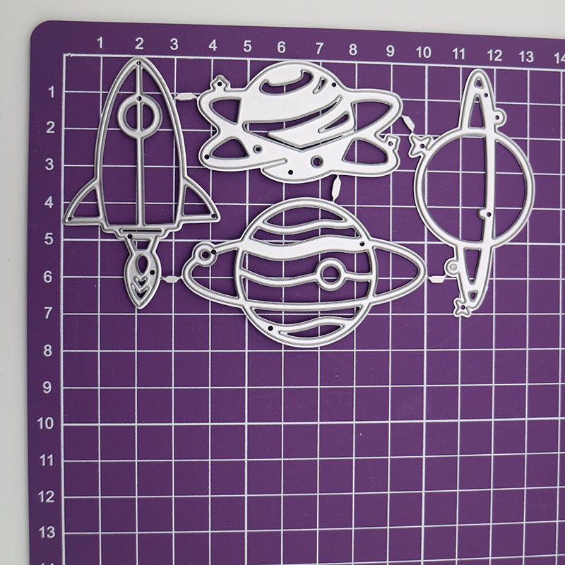 Space Planets Metal Cutting Dies Paper Embossing Stencil Scrapbooking ...