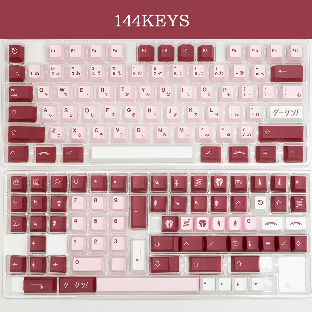 GMK Taro Crisp Keycap Set 140Keys PBT Cherry Profile Compatible Gateron ...