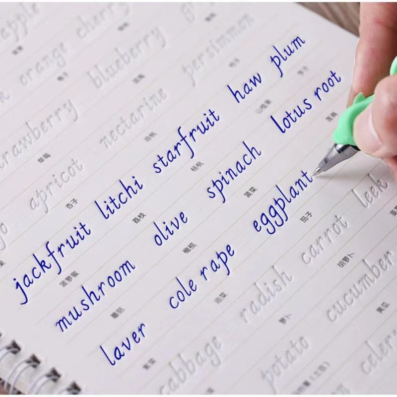 English Calligraphy Practice Book Beautiful English Vocabulary ...