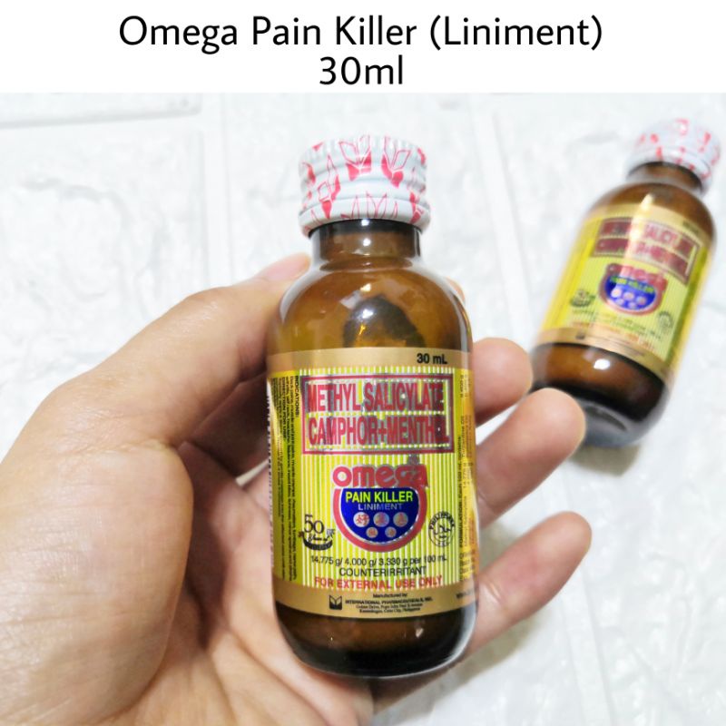 Omega Pain Killer (Liniment Oil) 30ml for back pain, muscle and joint ...