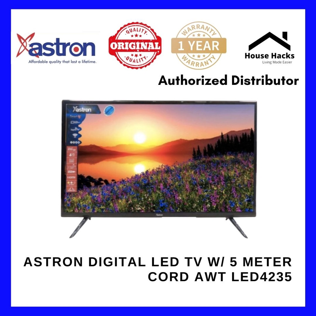 Astron Digital LED TV w/ 5 Meter Cord AWT LED4235 (House Hacks ...