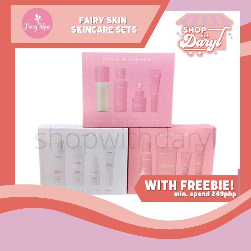 [ONHAND] FAIRY SKIN Premium Brightening Kit, Derma Facial Set, Mild ...