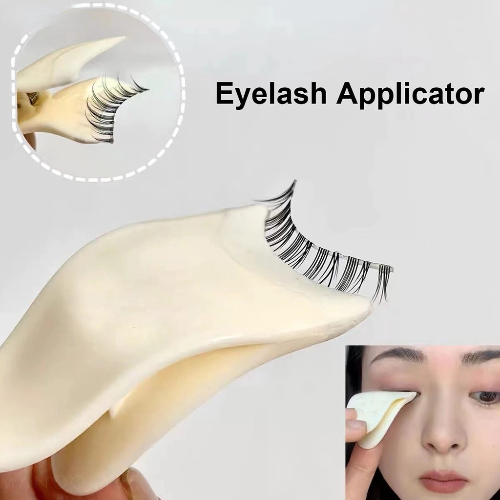 False Eyelashes Assistant Beauty Tool Plastic Eyelash Curler Novice ...