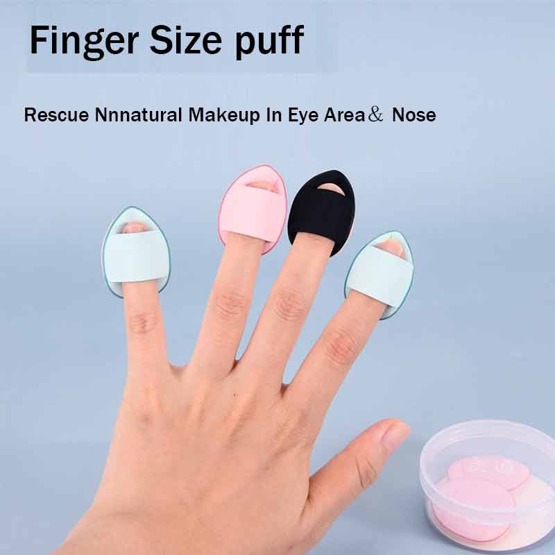 COD Finger Puff Mini Powder Puff soft Wet And Dry puff | Shopee Philippines