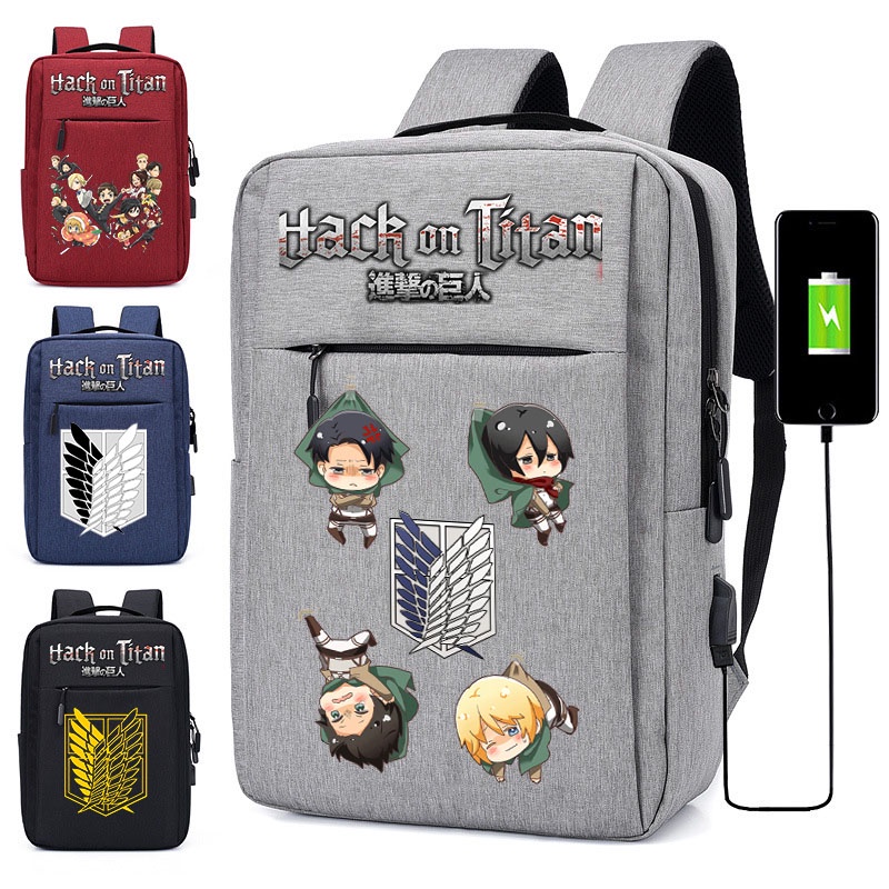 Anime Attack on Titan Backpack for Women School Bag Laptop Bagpack for ...
