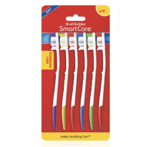 SMART CARE ADULT TOOTHBRUSH 6 PACK | Shopee Philippines