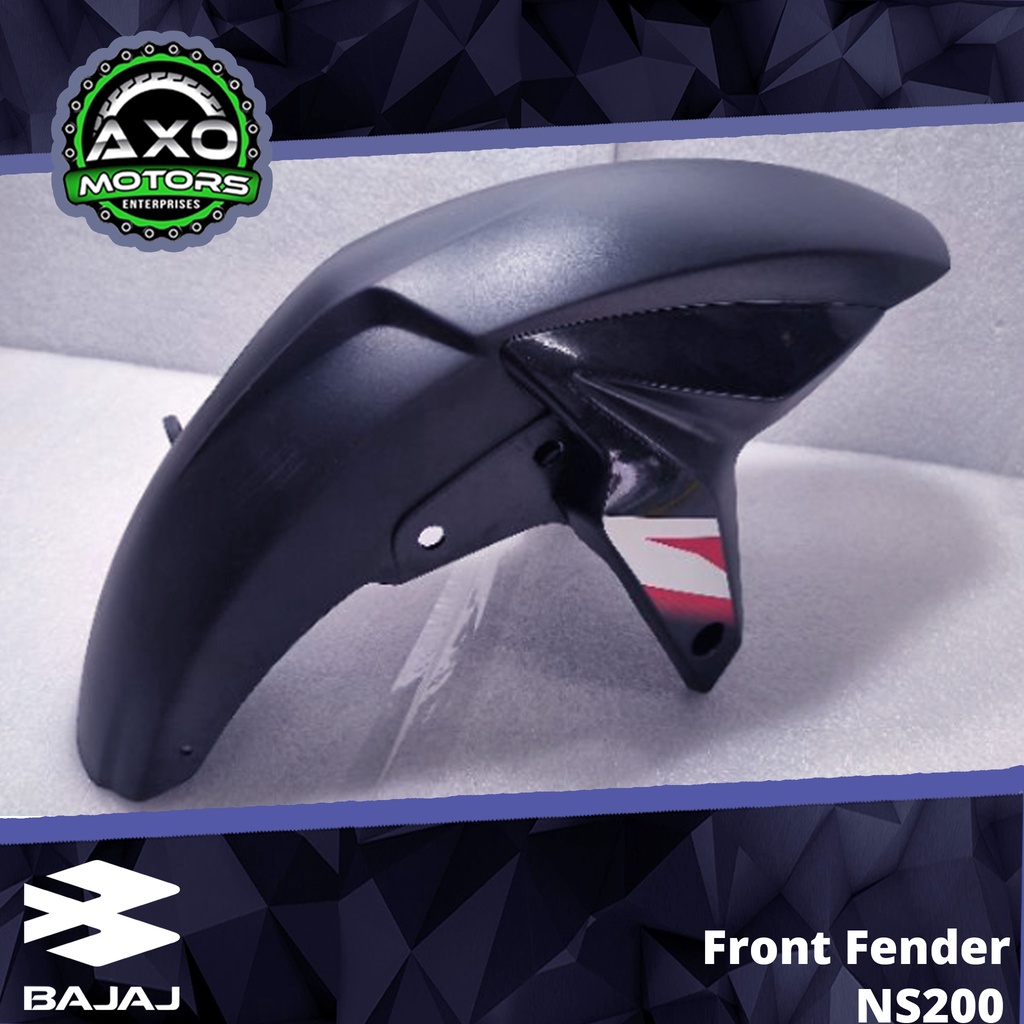 Front Fender Black Rouser NS200 35004-0339-6Z Genuine | Shopee Philippines