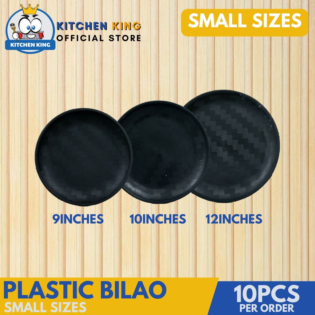 [10pcs] Plastic Bilao [ 9" / 10" / 12" ] Party Tray Bilao Food Tray ...