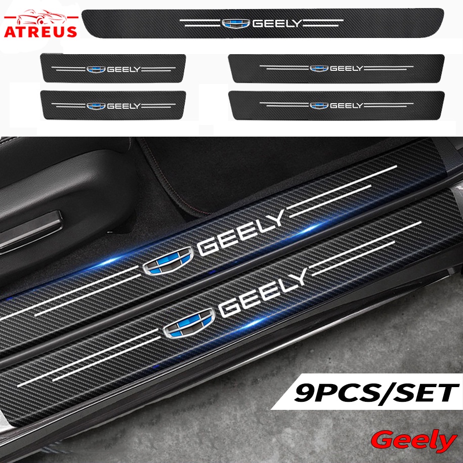 Geely Carbon Fiber Car Door Sticker Protector Auto Threshold Strips ...
