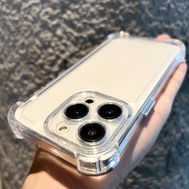 Airbag Space Case Clear Casing iPhone 13 11 12 14 Pro MAX 14 Plus ...