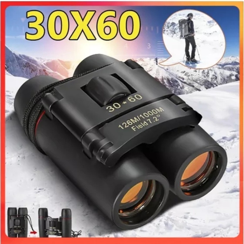 30x60 Sakura Telescope Foldable Day Night Vision Optical Binocular ...