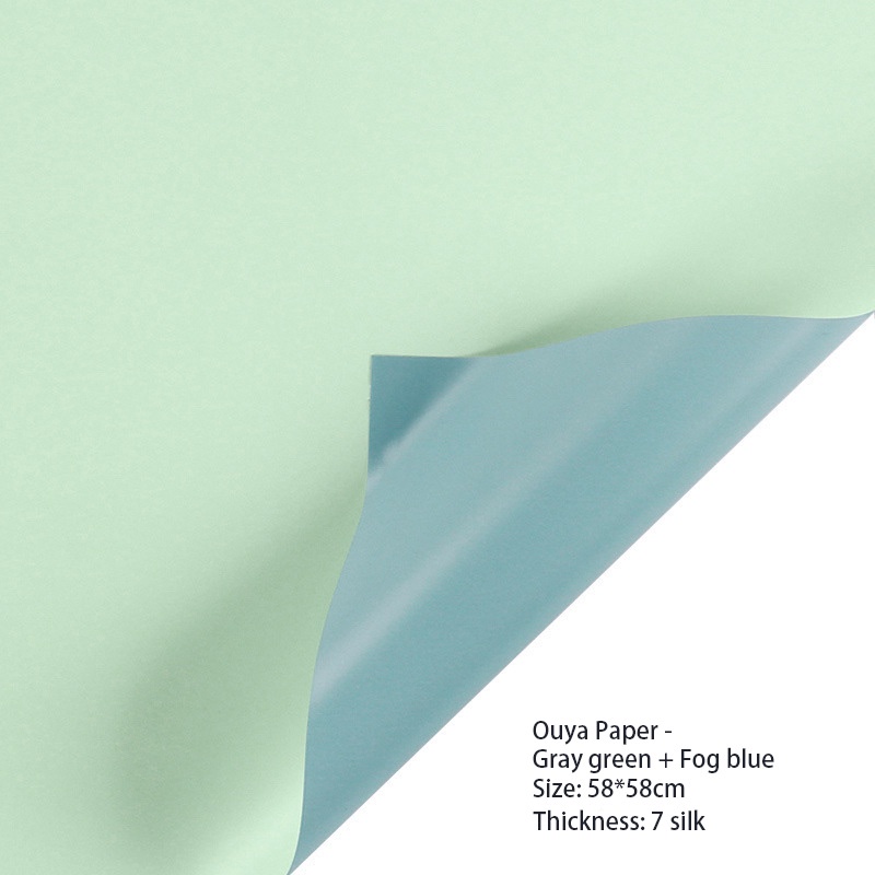 20 pcs Two-Sided Colored Flower Wrappers 58*58cm Gift Wrapping Paper ...