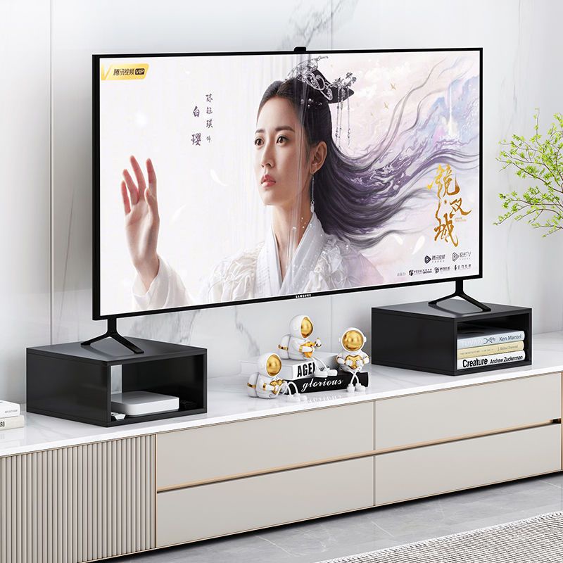 TV Height Increasing Stand Storage Rack Riser Base Height Increasing TV ...