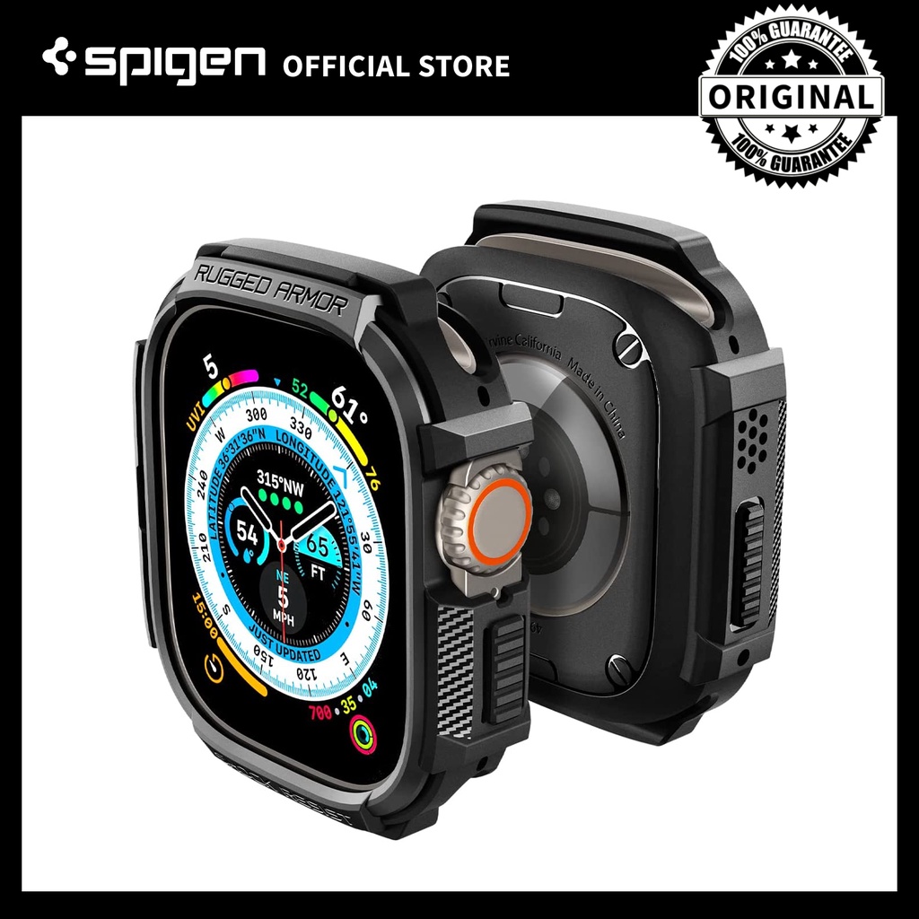 Spigen Apple Watch Ultra 2/1 (49mm) Case Rugged Armor | Shopee Philippines