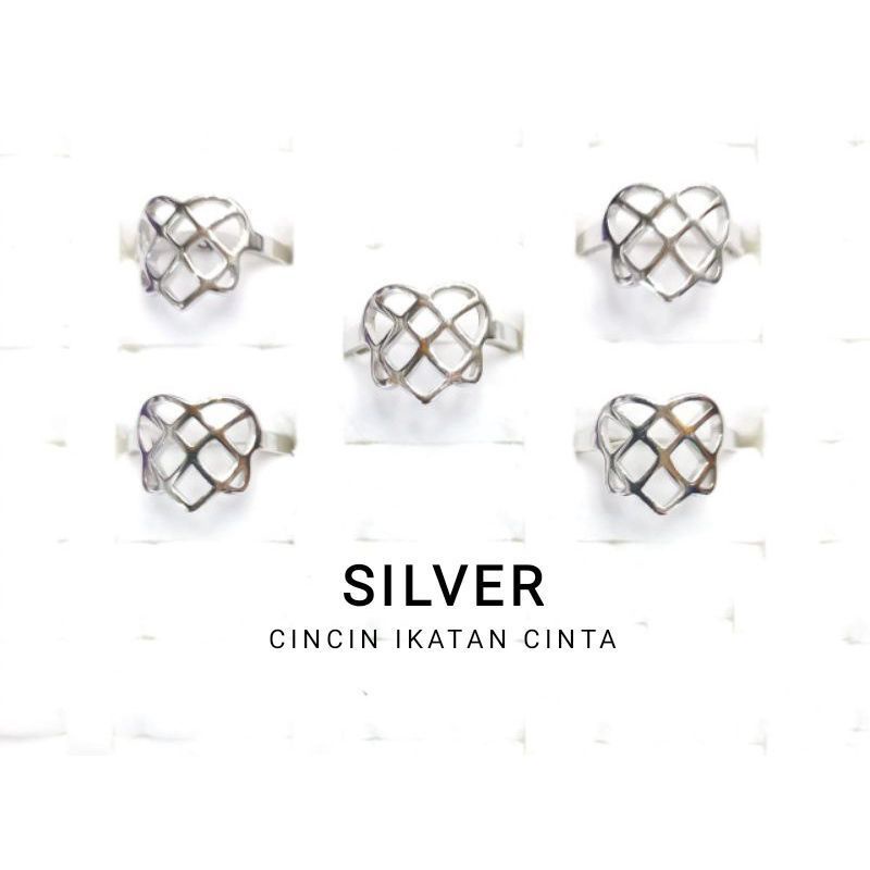PUTIH WHITE Titanium/Love Bond Couple Ring (IC). | Shopee Philippines