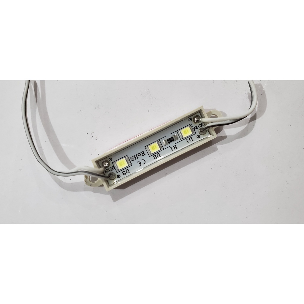 Mini 3 eye ( Warm ) Led Module for Signage Making 5054 / 2835 12 Volt ...