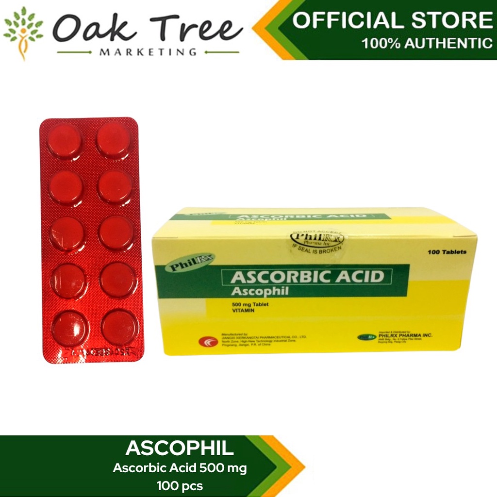 Ascorbic Acid 500mg Tab (ASCO-PHIL) | Shopee Philippines