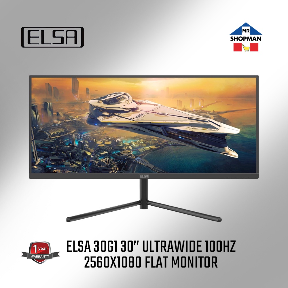 ELSA 30G1 P 30" 100hz 1080p / 34G1 34" 120hz 1440p UltraWide Gaming ...