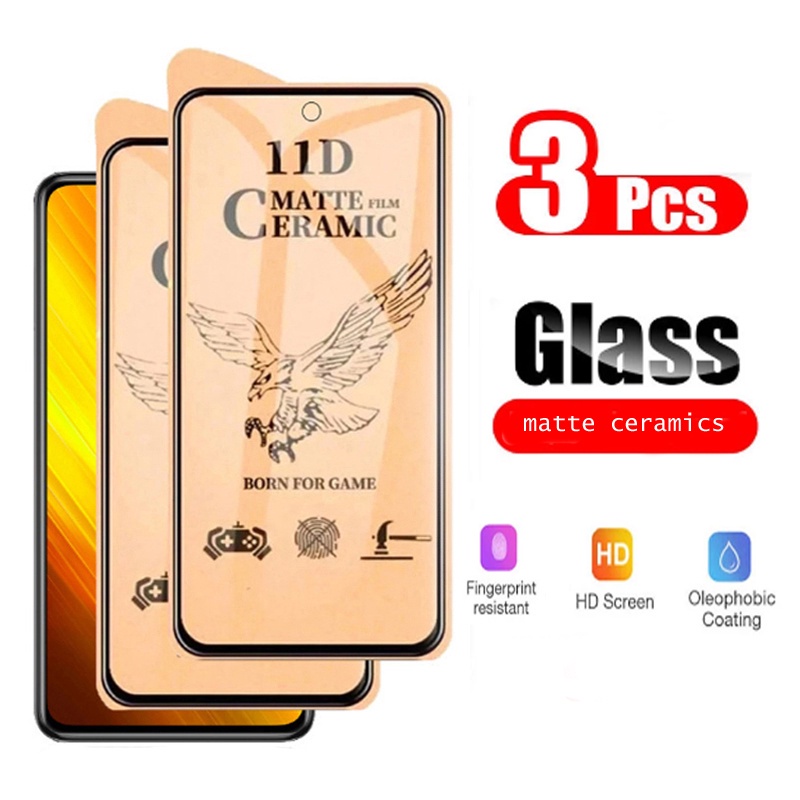 3 PCS Full Cover Ceramic Tempered Glass for Motorola moto E20 E40 E32 ...