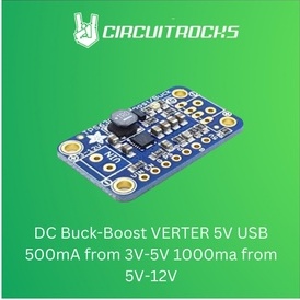 DC Buck-Boost VERTER 5V USB 500mA from 3V-5V 1000ma from 5V-12V ...