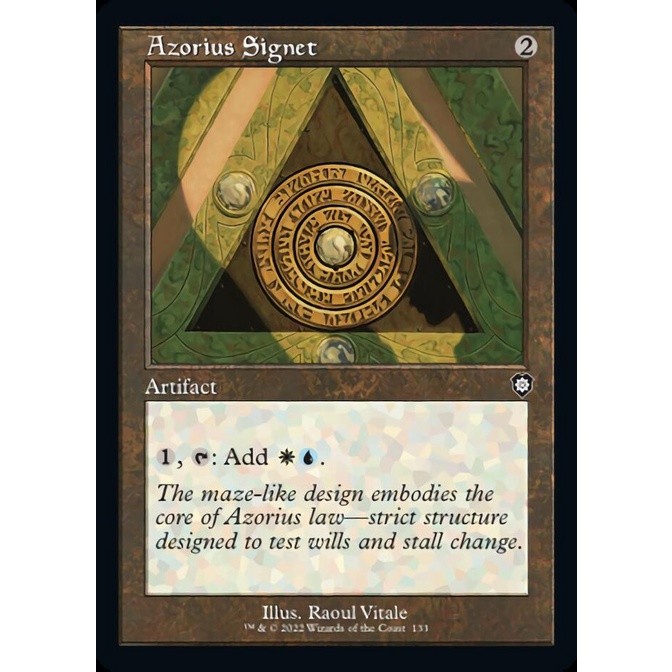 Magic the Gathering | Azorius Signet | Shopee Philippines