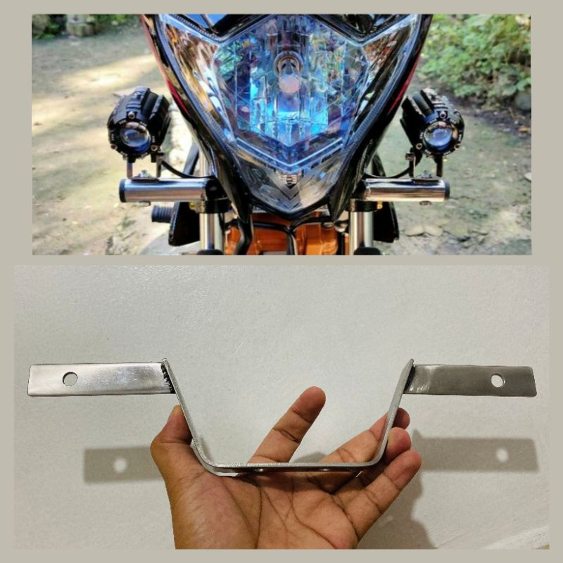 Raider 150 Carb/Fi Mini Driving Ligjt Bracket Pure Stainless | Shopee ...